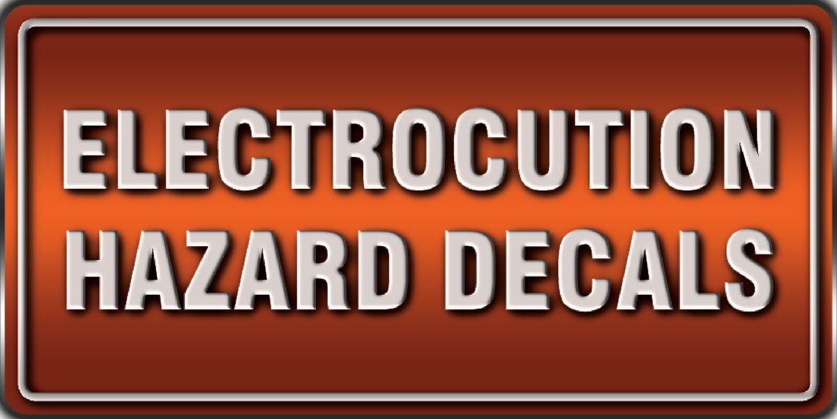 Electrocution Hazard Decals | Pro-Decal – Pro Decal