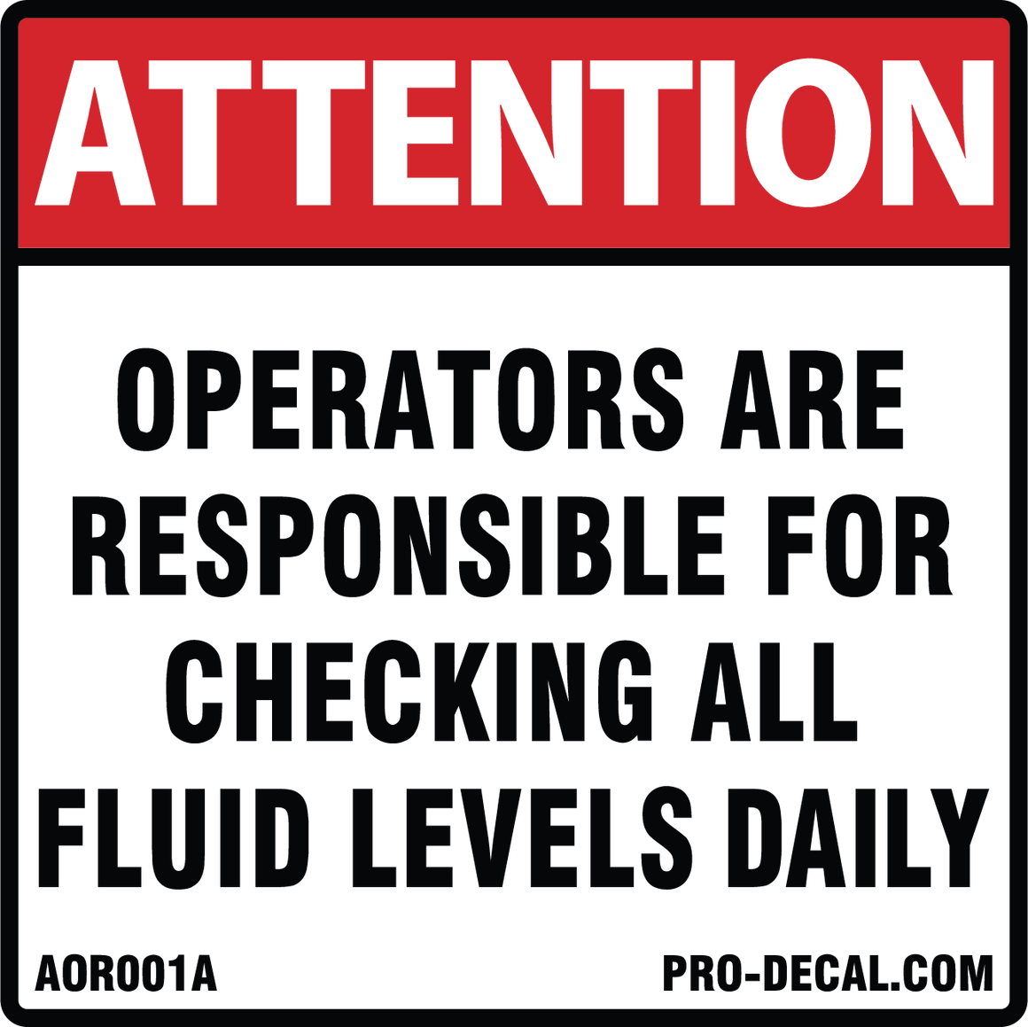 Personal Responsibility Decals | Pro-Decal – Pro Decal