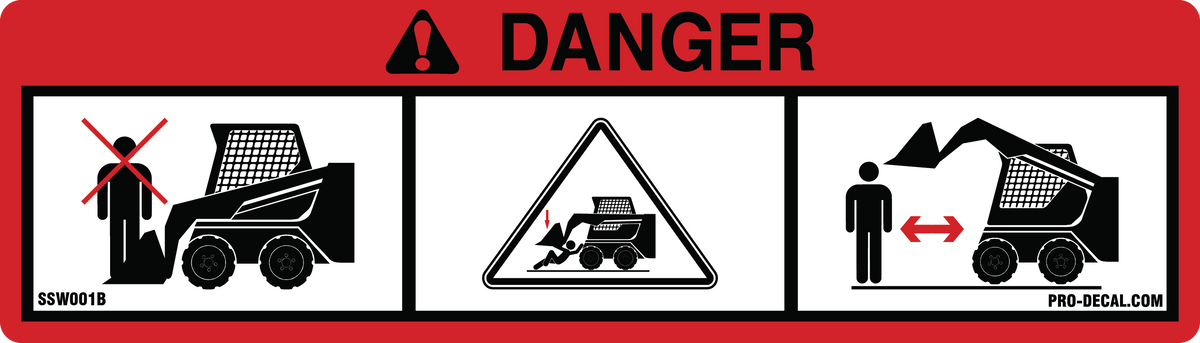Pro Decal - Warning Decals | Danger Crushing Hazard