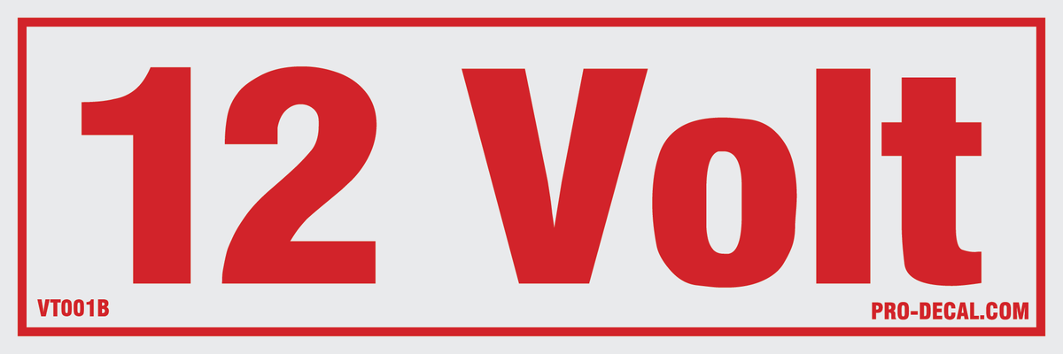 12 Volt – Pro Decal